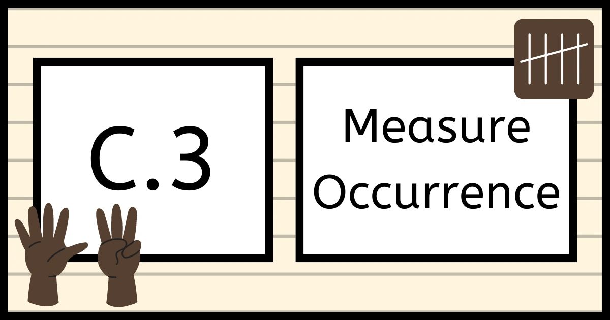 C.3 Measure Occurrence: Count, Rate, and Percentage in ABA